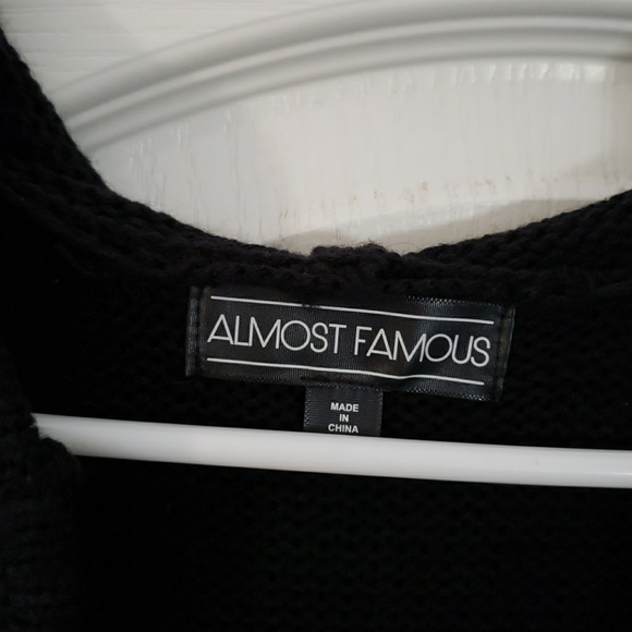 Almost Famous | Sweaters | Nwot Almost Famous Hooded Knit Duster | Poshmark